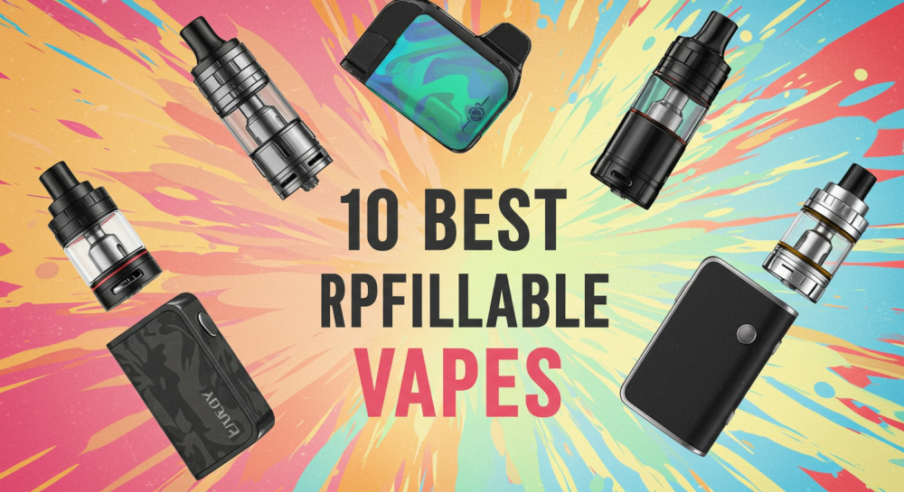 10 Best Refillable Vapes 2025 for a Smooth Vaping Experience